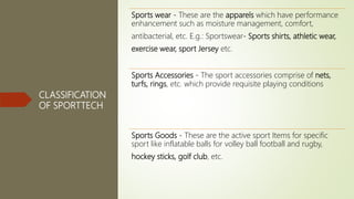 Sports textiles | PPTX