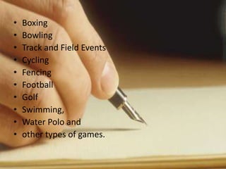 Sports writing | PPTX