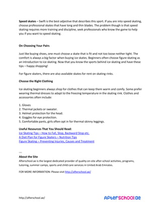 Sports 101: Introduction to Ice Skating | PDF
