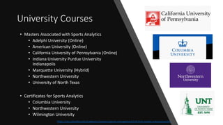 Week 1: Introduction to Sports analytics | PPTX