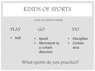 Sports and abilities (1) | PPT