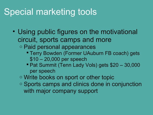 Sports and Entertainment Marketing | PPT | Marketing and Advertising ...