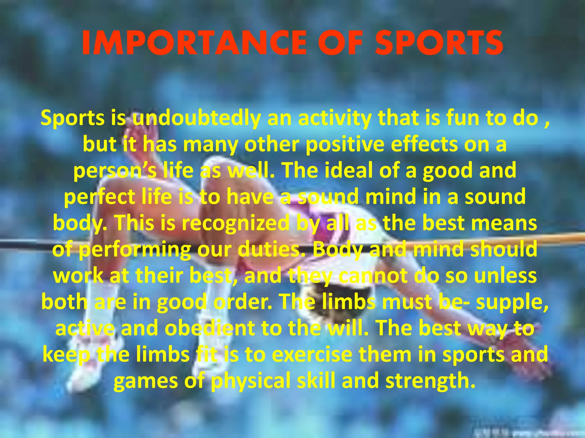 Sports and games | PPTX