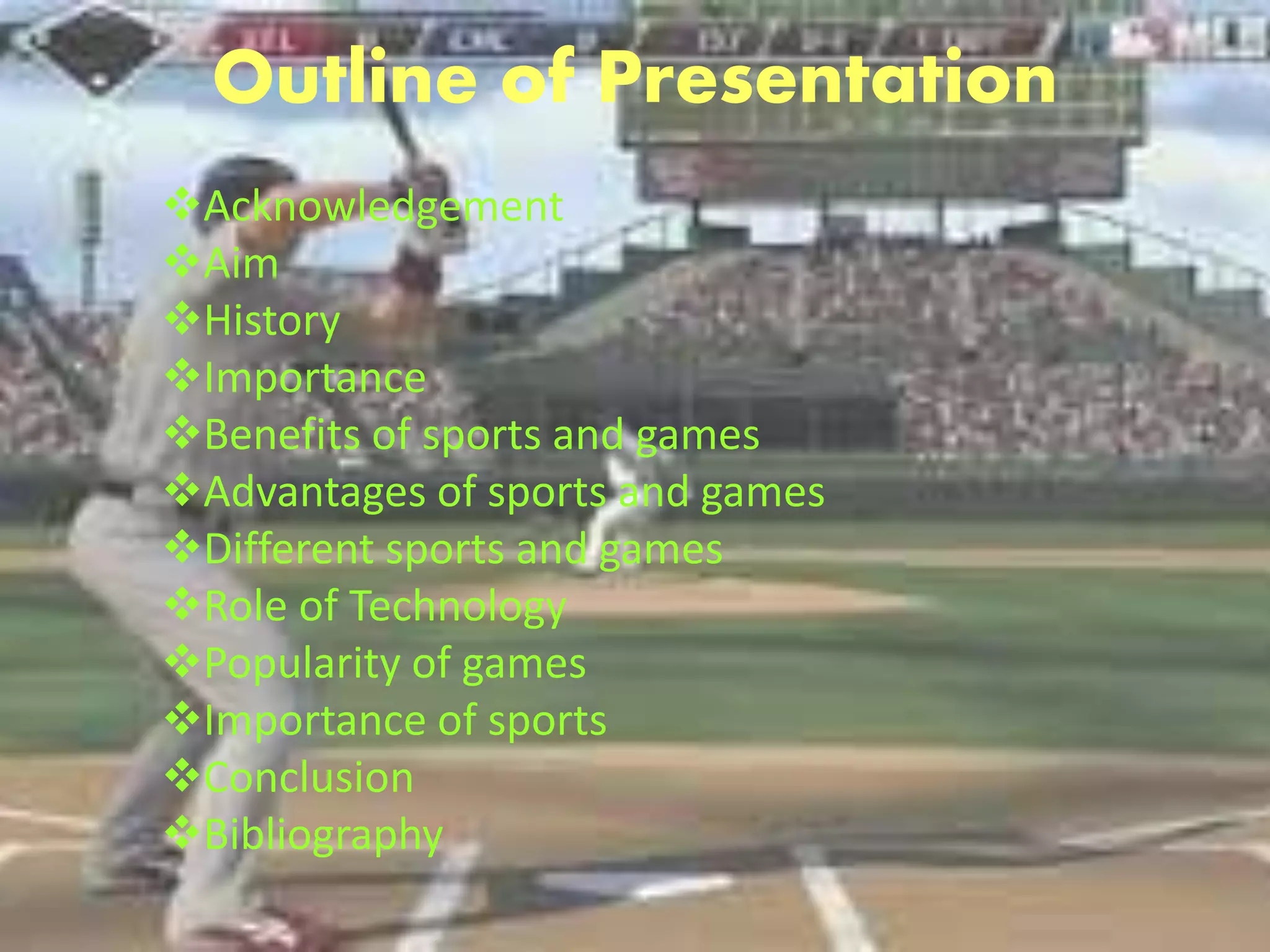 Sports and games | PPTX