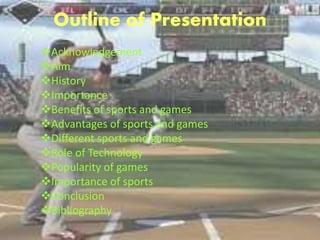 Sports and games | PPTX