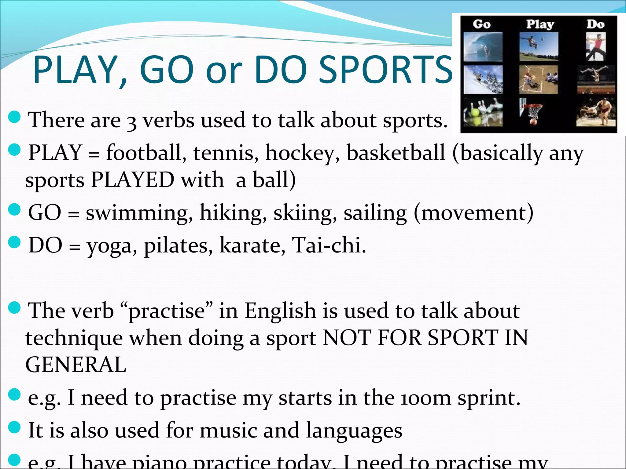 Sports and hobbies | PPT