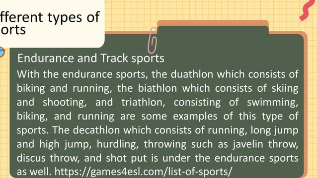 SPORTS AND ITS NATURE.pptx | Participant Sports | Fitness and Exercise
