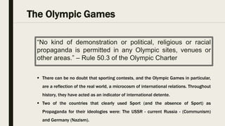 Sports and politics | PPTX