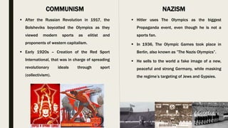 Sports and politics | PPTX