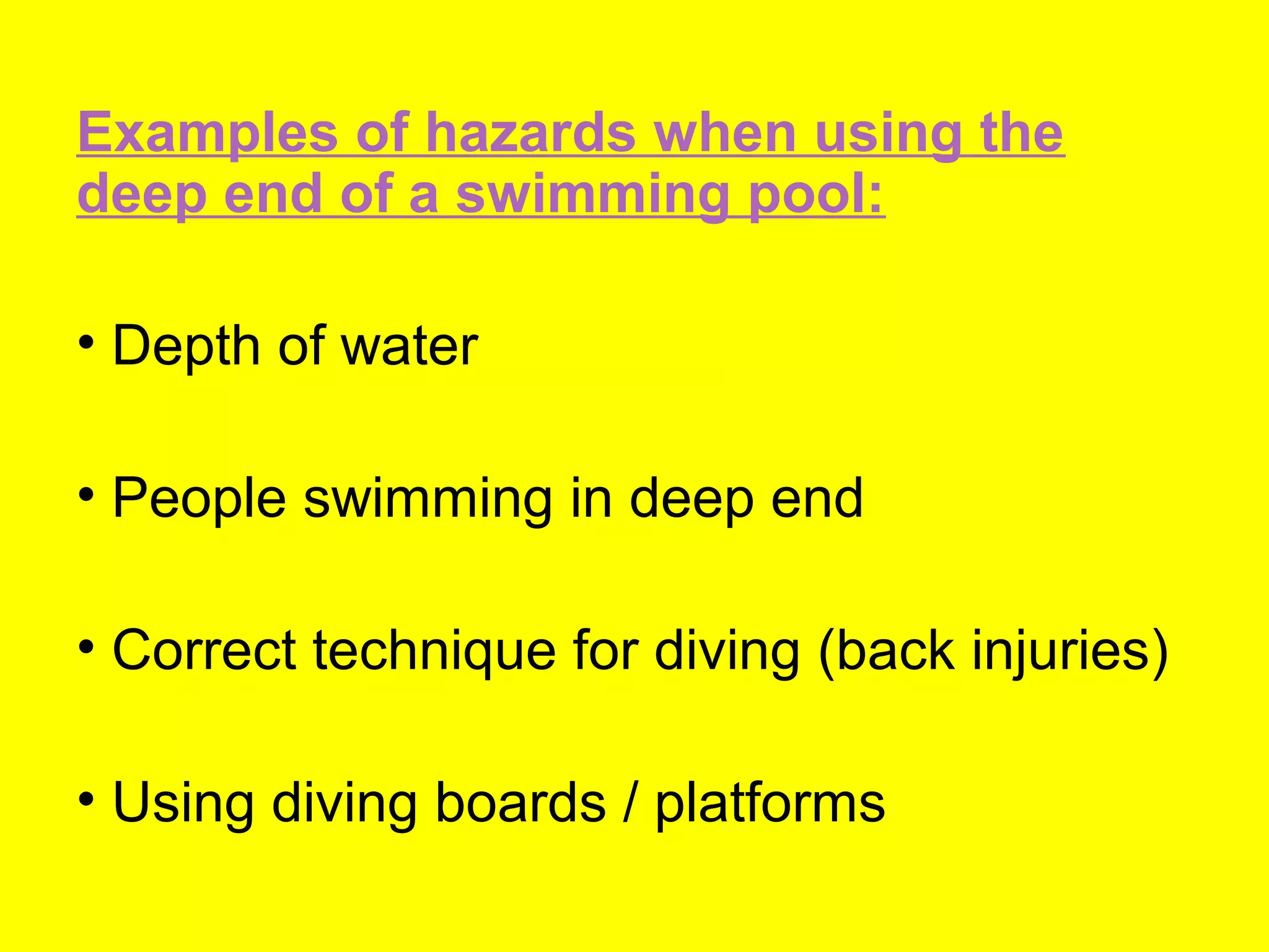 Sports and potential hazards | PPT