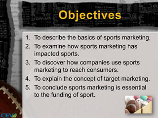 Sports and rec industries student | PPTX