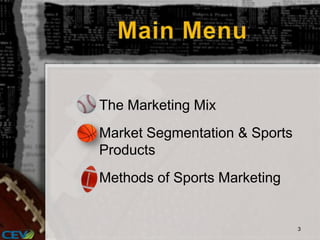 Sports and rec industries student | PPT