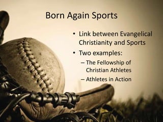 Sports and Religion | PPTX
