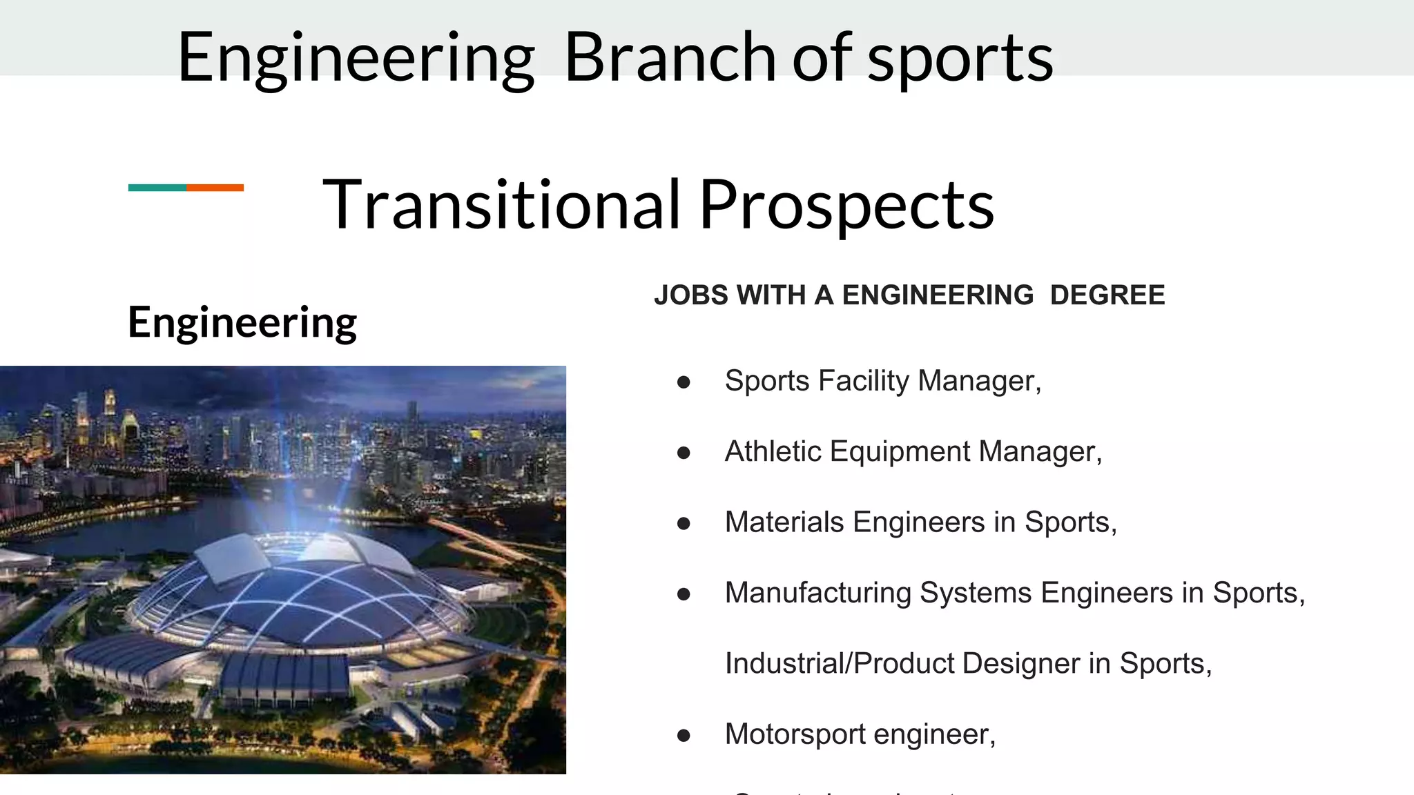 Sports as a career option | PPTX