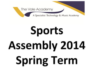 Sports assembly march 14 | PPT