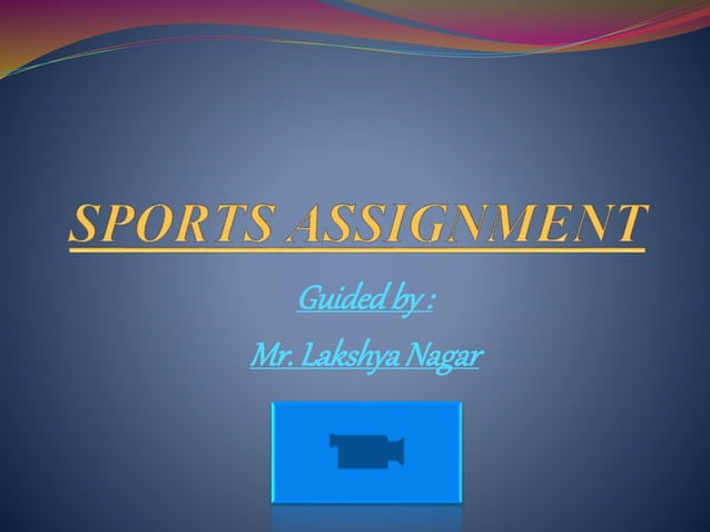 Sports assignment | PPTX | Badminton | Sports