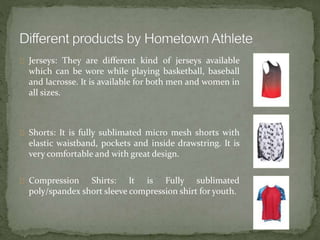 Sports athletic clothing | PPTX