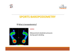 Sports Baropodometry | PPT