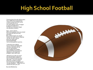 Free Verse Poems About Soccer