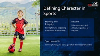 Sports Shape Character. Discipline Builds Champions. 💪🏽🏆 | PPTX