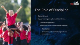 Sports Shape Character. Discipline Builds Champions. 💪🏽🏆 | PPTX