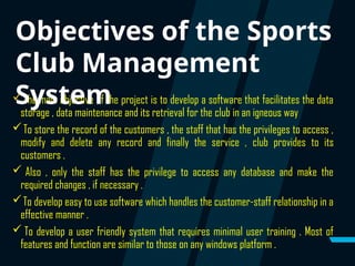 SPORTS CLUB mamngement system final yearPPT.pptx