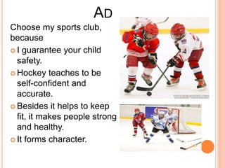 Sports club project | PPTX