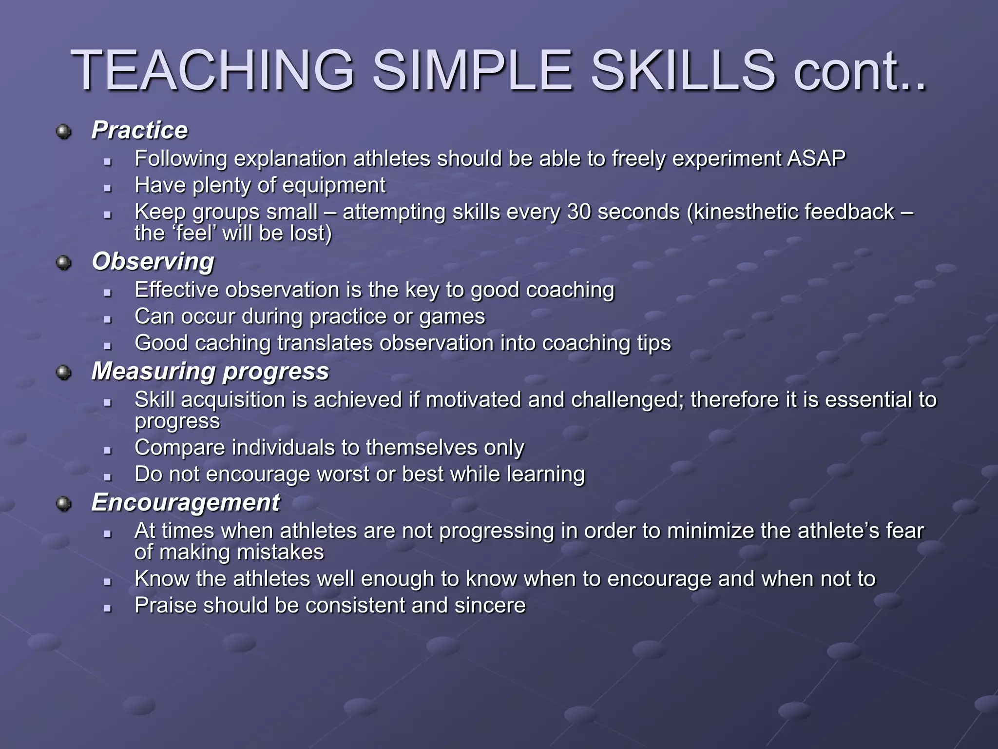 Sports coaching | PPT
