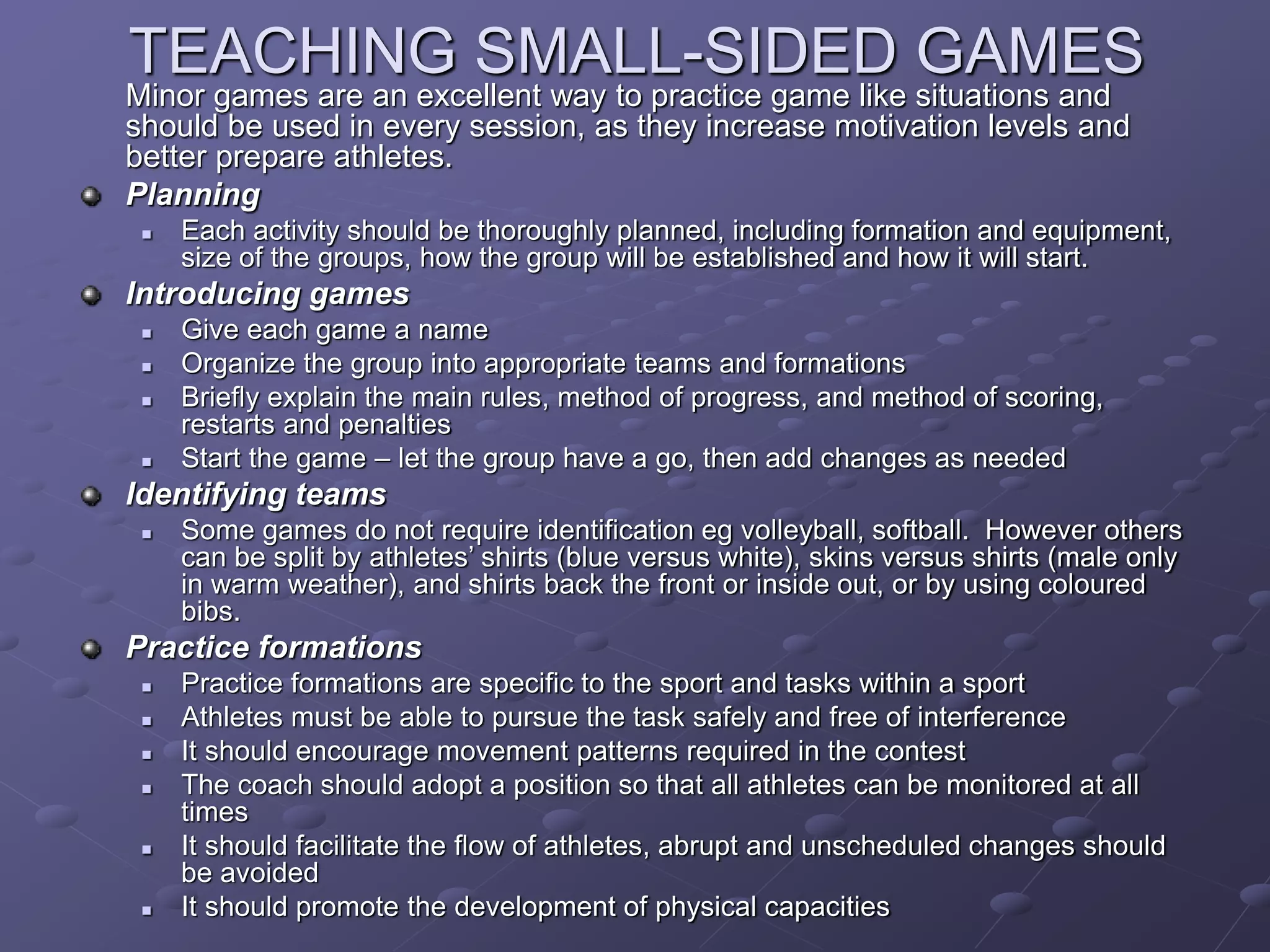 Sports coaching | PPT