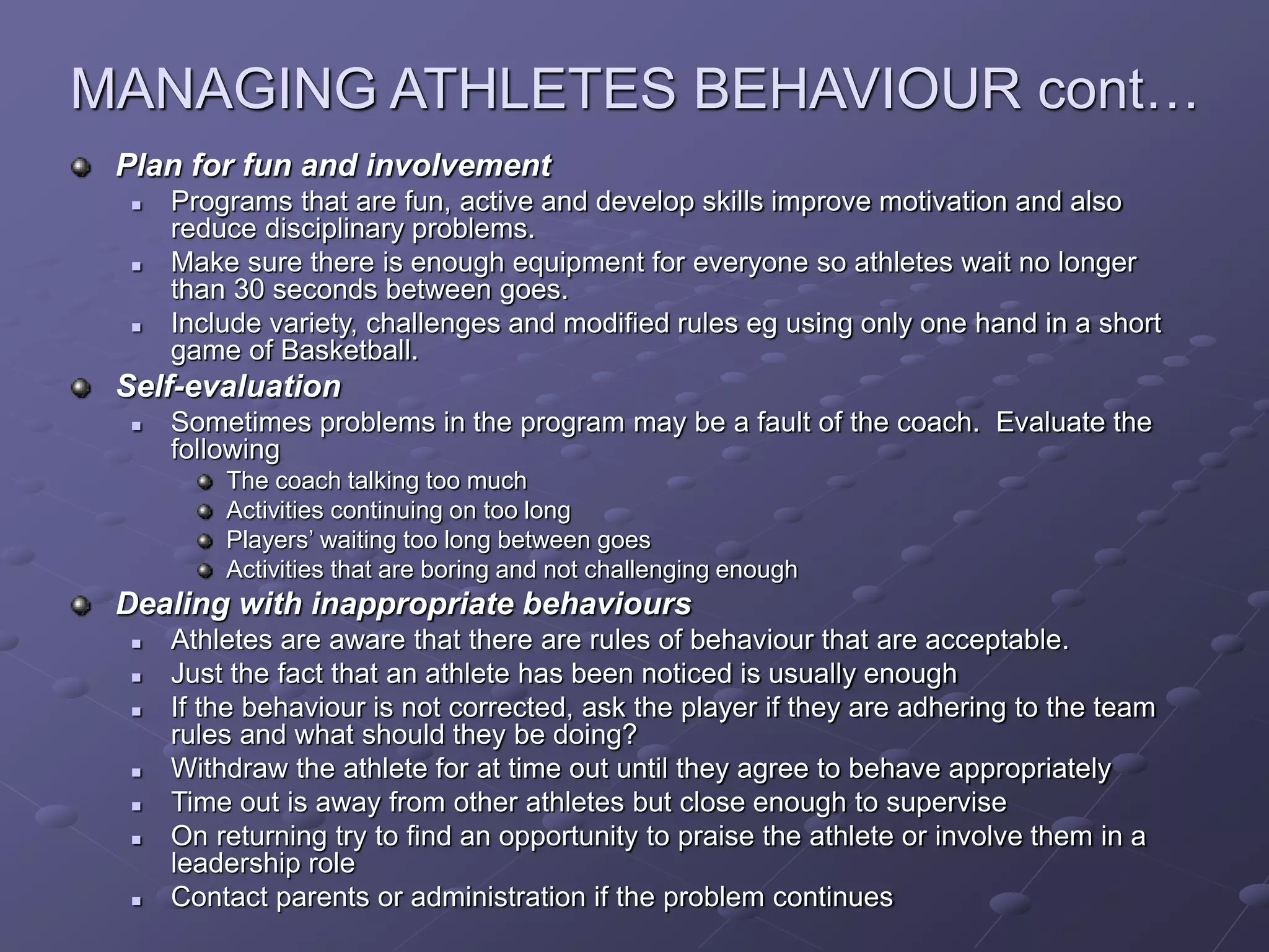 Sports coaching | PPT