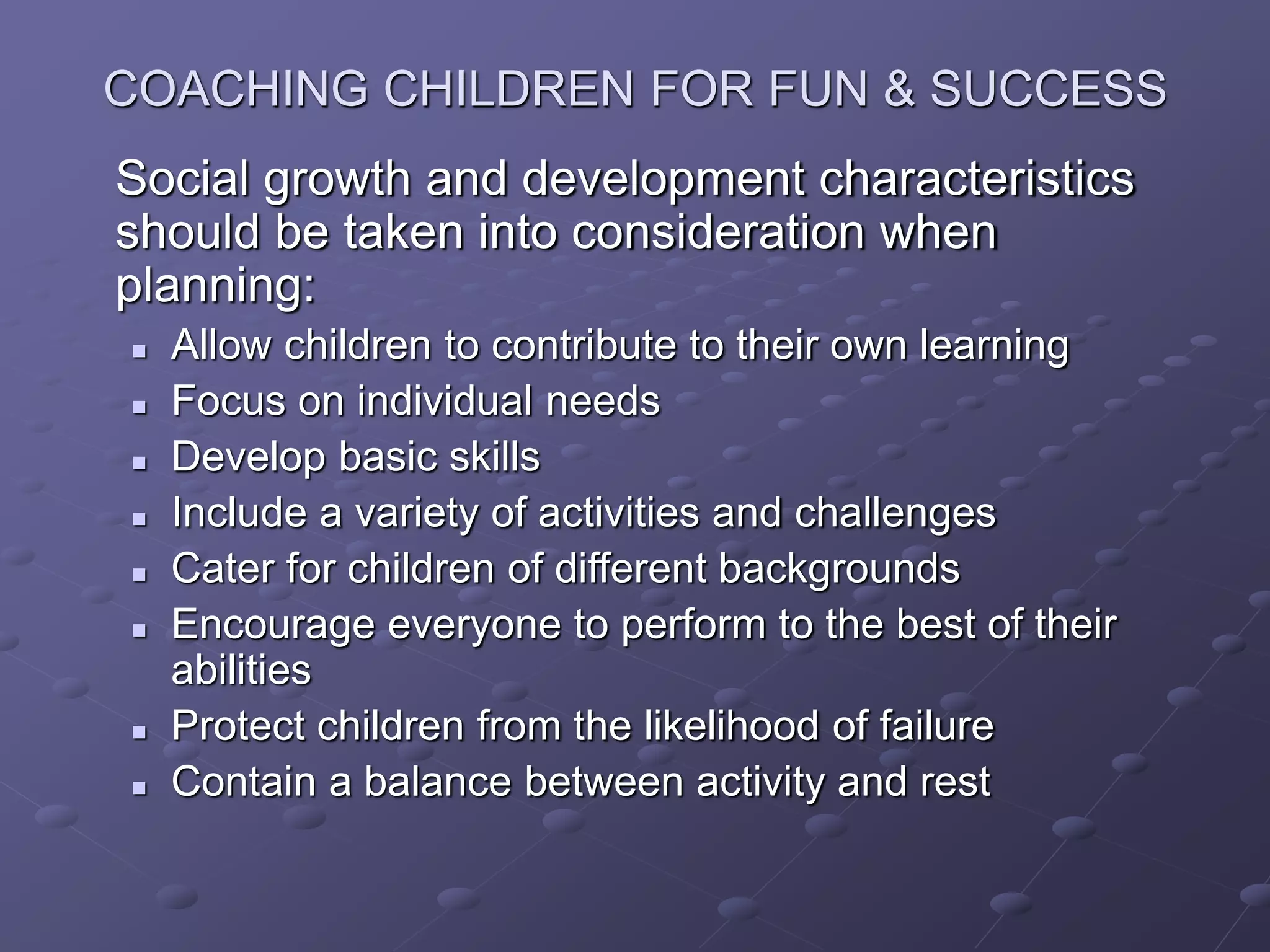 Sports coaching | PPT