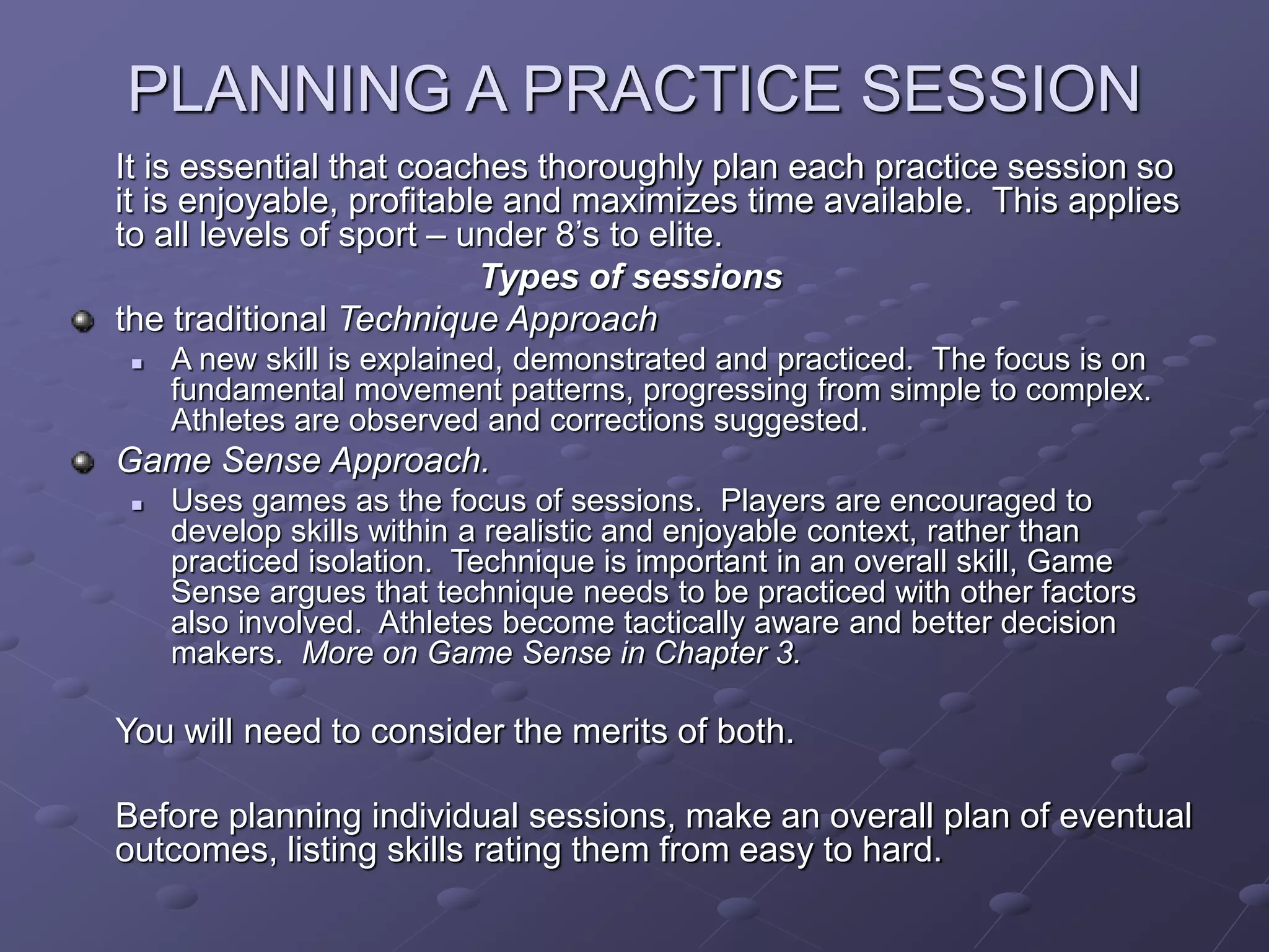 Sports coaching | PPT