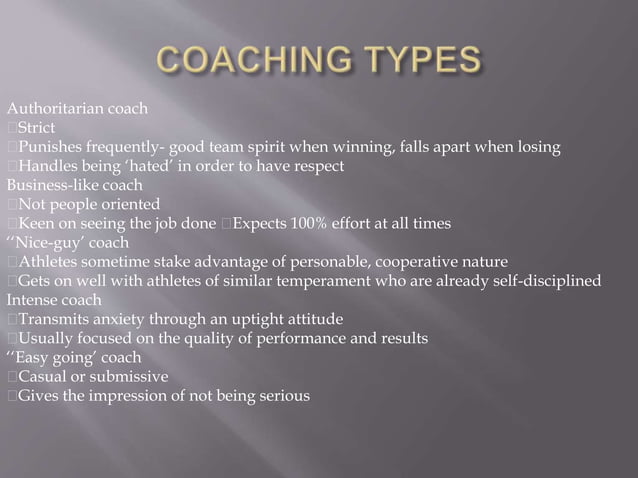 Sports Coaching philosophy | PPTX | Soccer | Sports