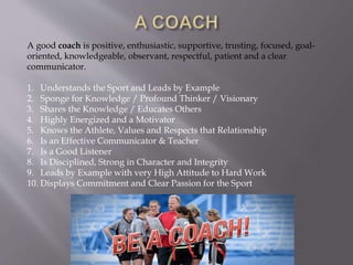 Sports Coaching philosophy | PPTX