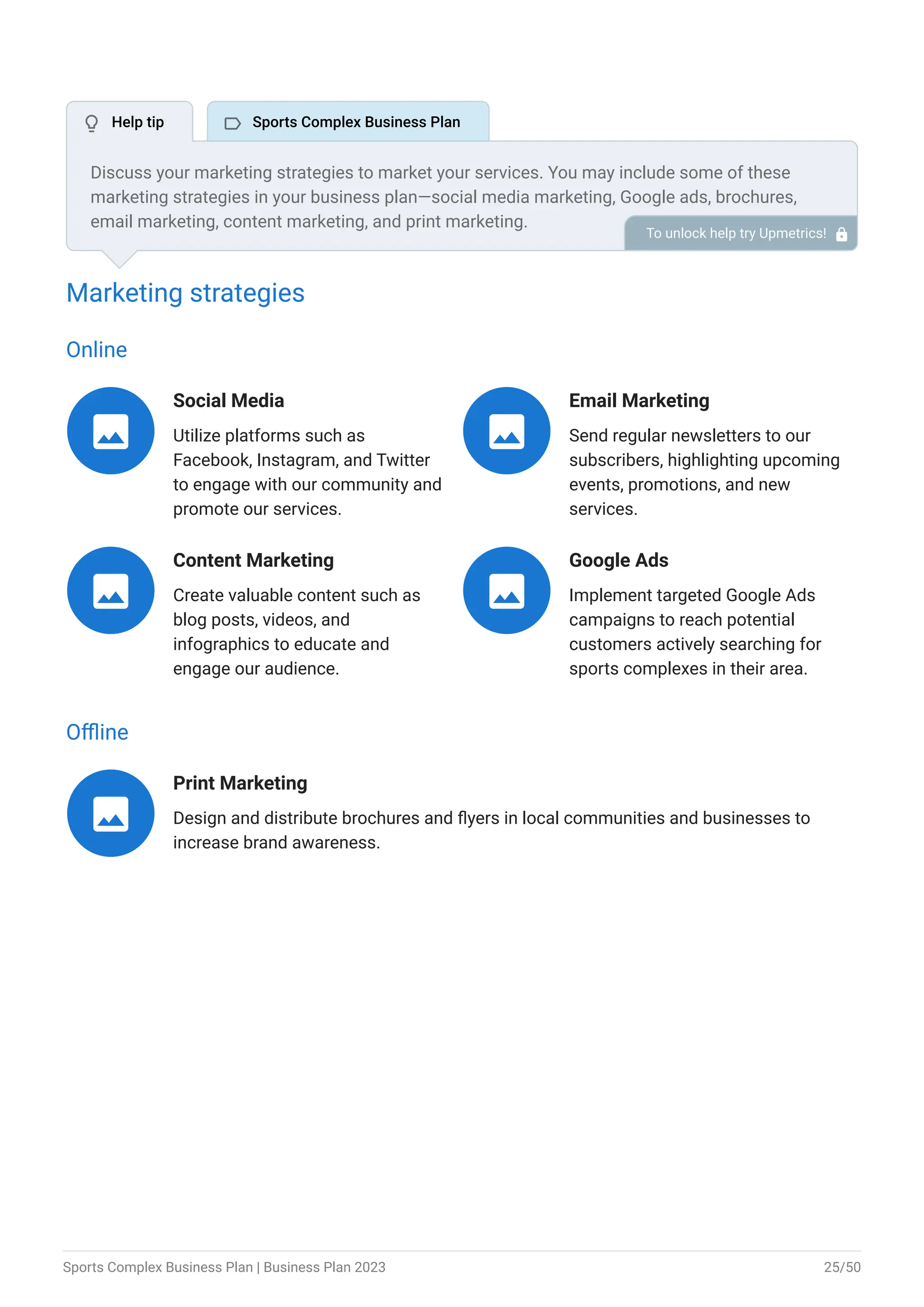 Sports Complex Business Plan Example . | PDF
