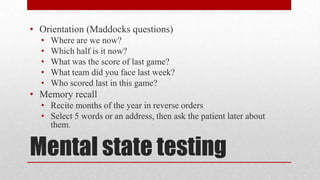 Concussion in sports | PPT