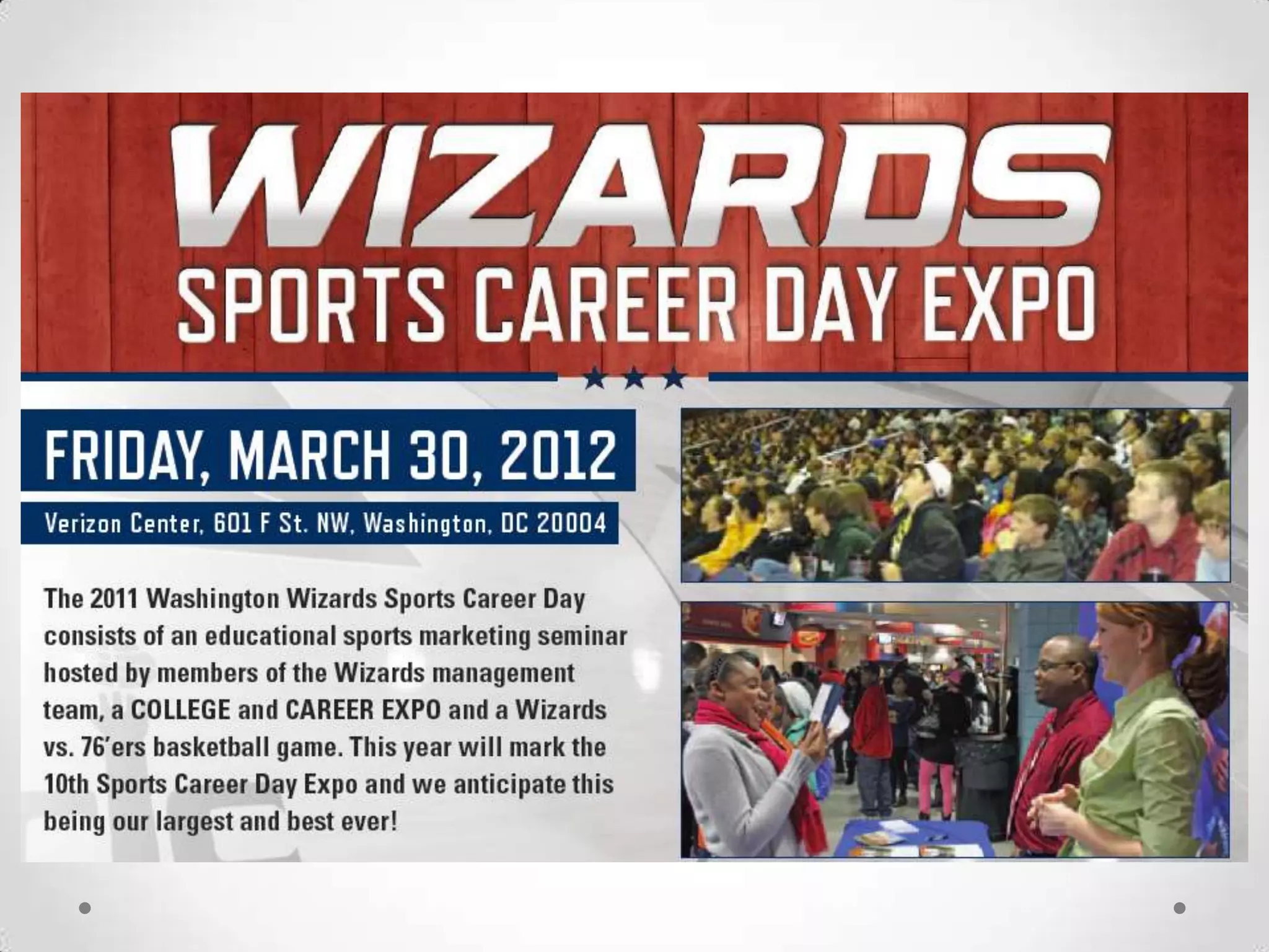 Sports & Entertainment Career Expo | PPTX