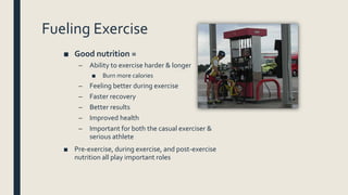 Sports & Exercise Nutrition 101 | PPT