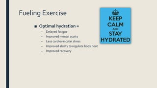 Sports & Exercise Nutrition 101 | PPTX