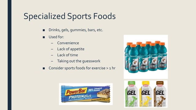 Sports & Exercise Nutrition 101 | PPT