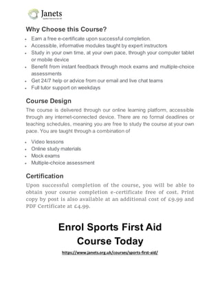 Sports First Aid | DOCX
