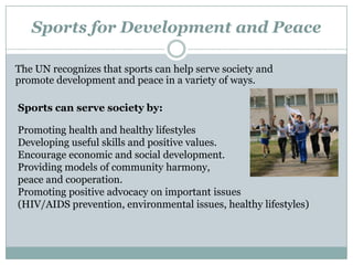 Sports for Peace | PPTX