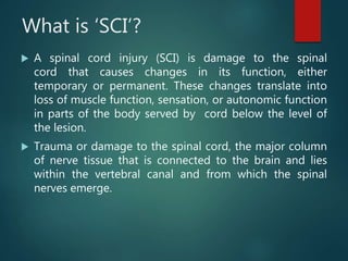 Sports for SCI patients | PPTX
