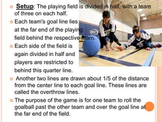 Sports for visually impaired | PPTX