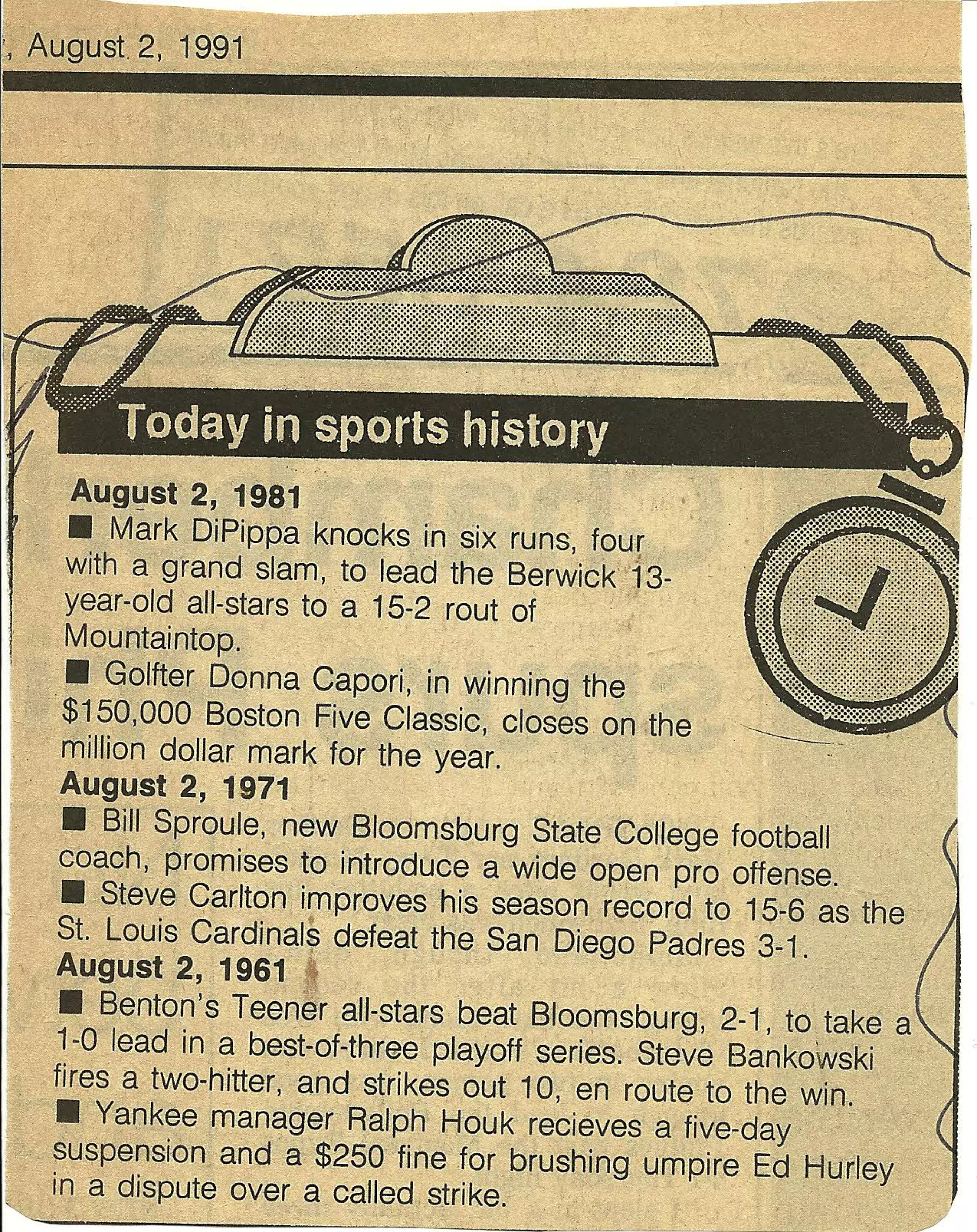 Sports History August 810001 | PDF