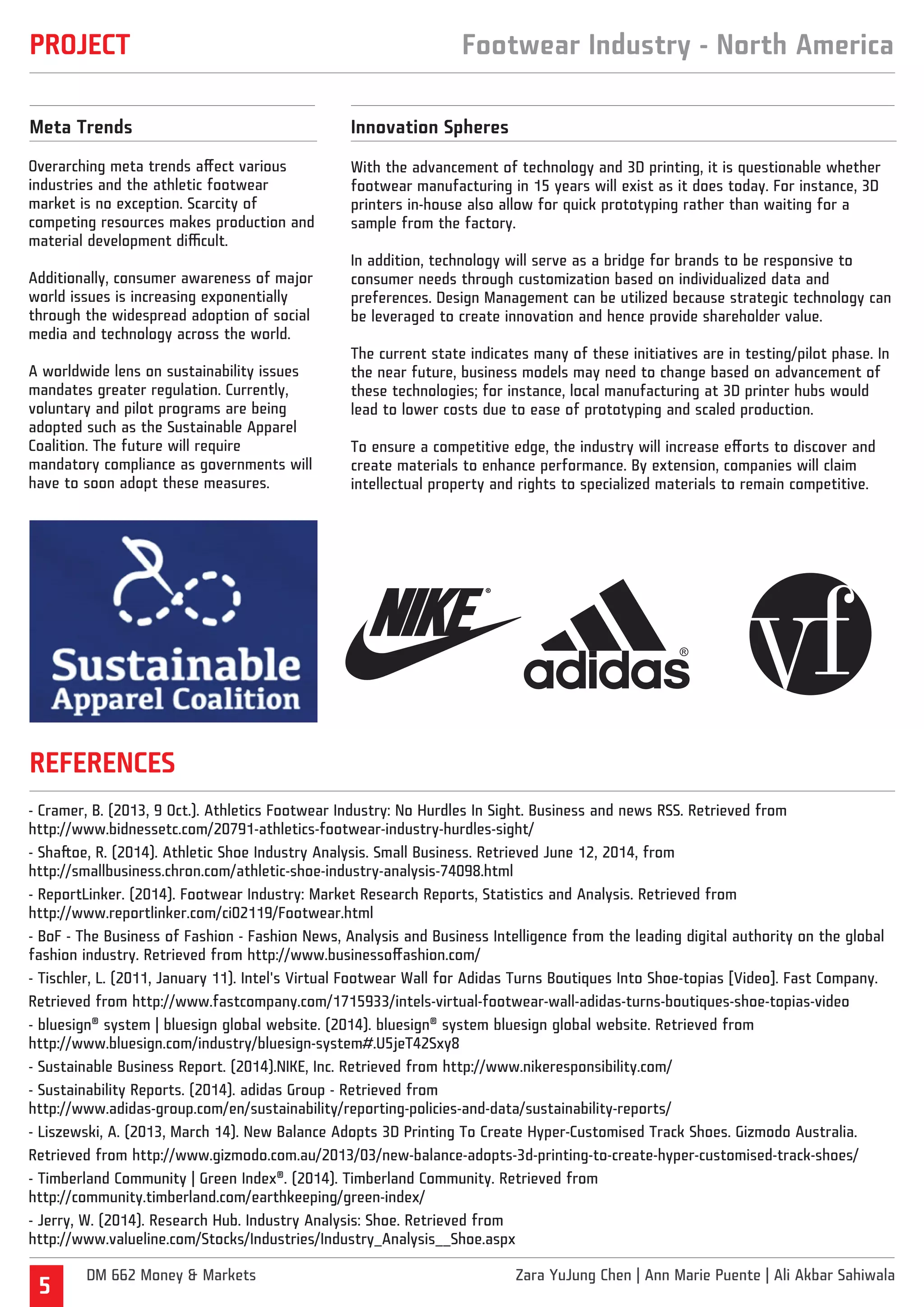 Sports industry footwear report | PDF