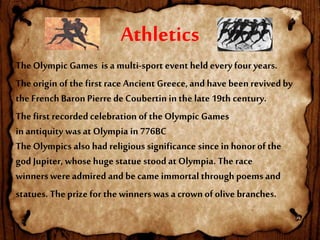 Sports in greece | PPSX