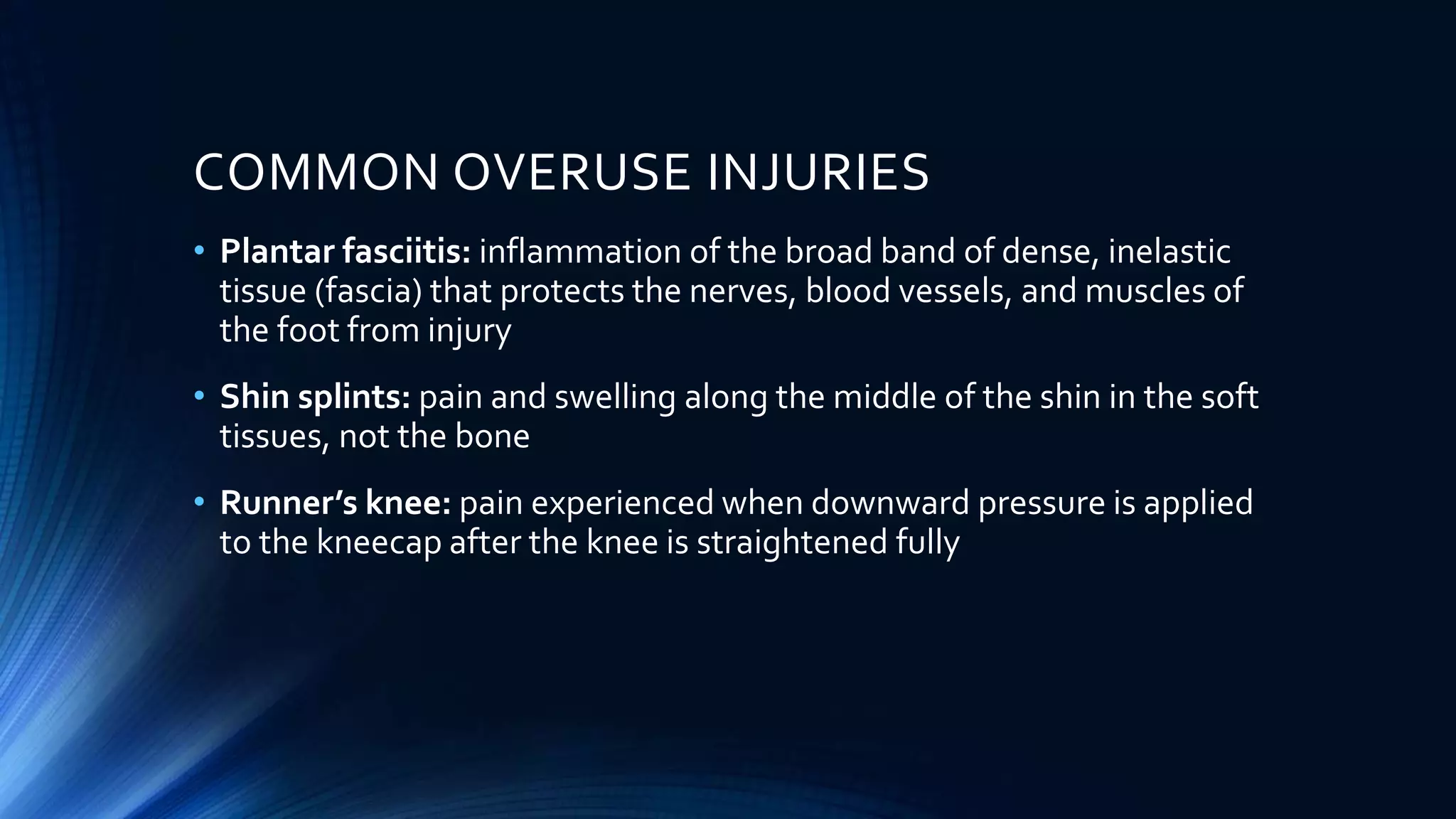 Sports Injuries | PPTX | Physical Therapy | Wellness