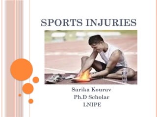 Sports Injuries and Prevention of Sports Injuries | PPTX