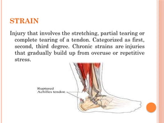 Sports Injuries and Prevention of Sports Injuries | PPTX